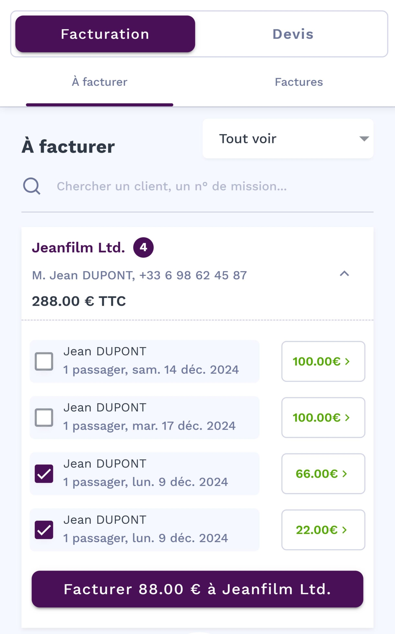 Générer et Envoyer vos Factures - WAY-Partner